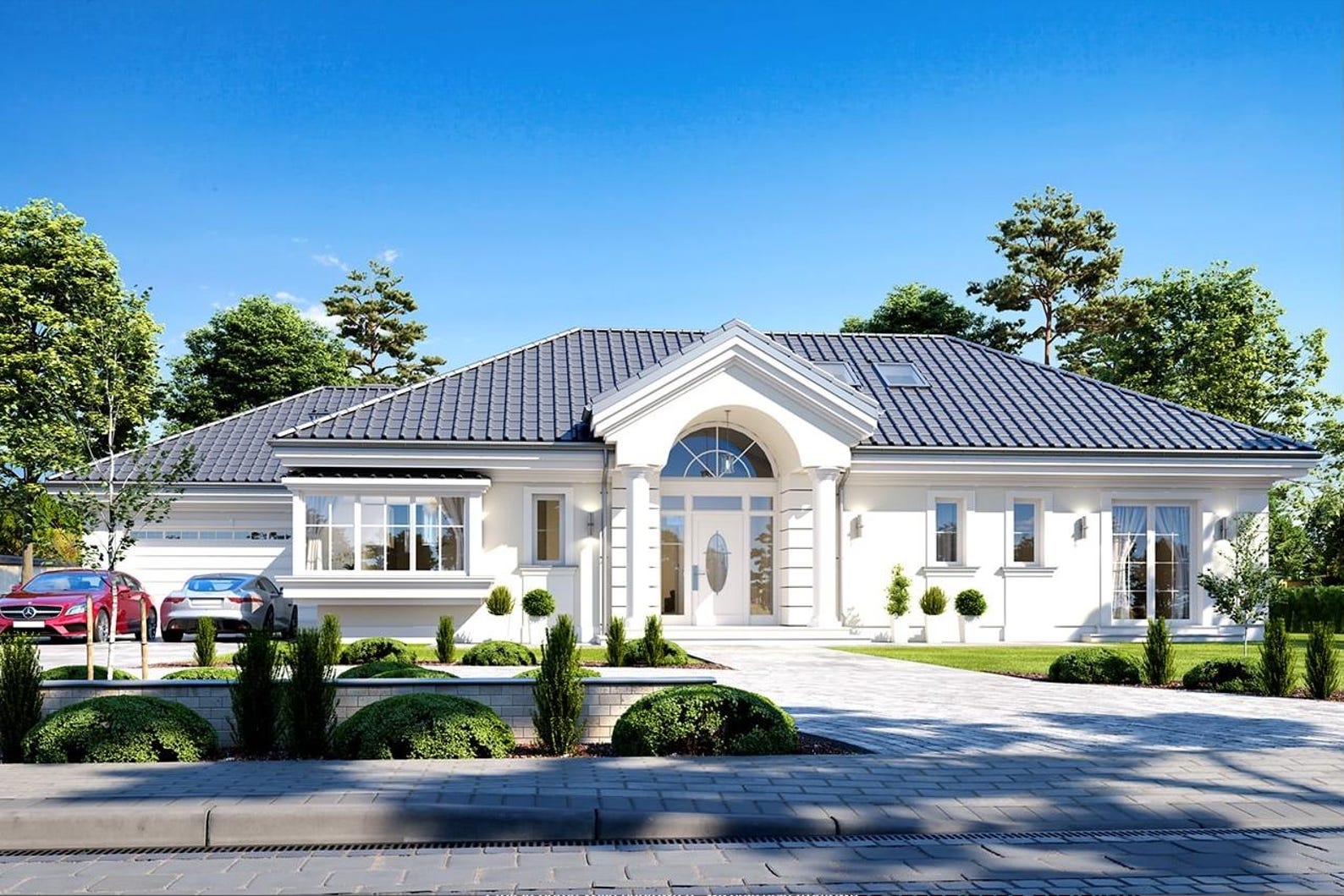 Full Detailed Modern House Plan 18m X 24m- Modern Floor Plans, 6 ...