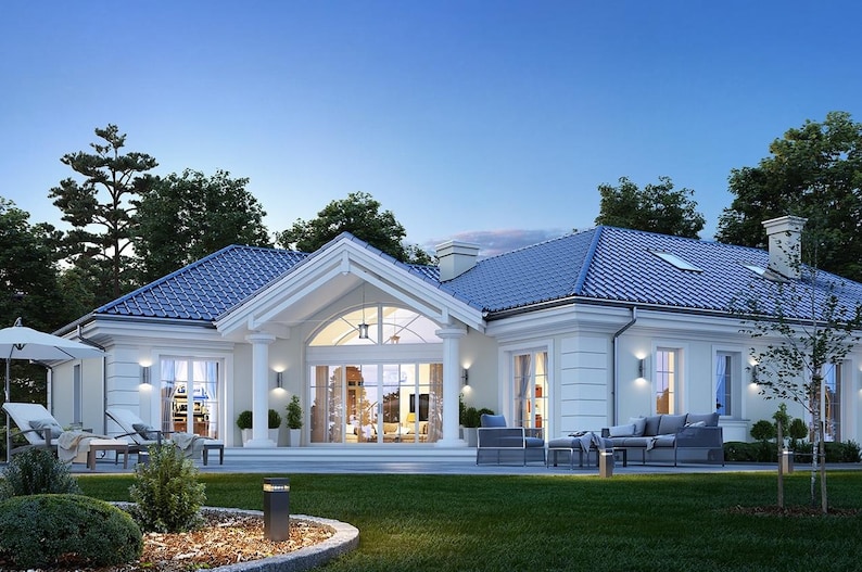 Full Detailed Modern House Plan 18m X 24m- Modern Floor Plans, 6 ...