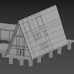 A-frame Cabin Design Modern Home Blueprint - Etsy