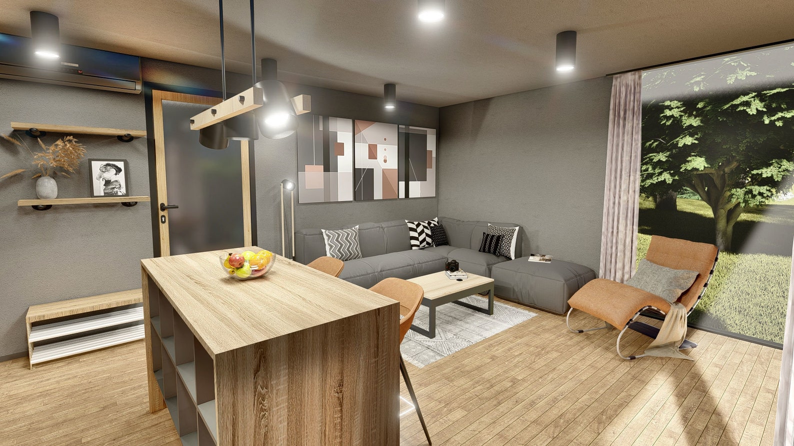 Miami House Plan 7m X 16m - Modern Floor Plans, 1 Bedroom 100m2 W/loft ...