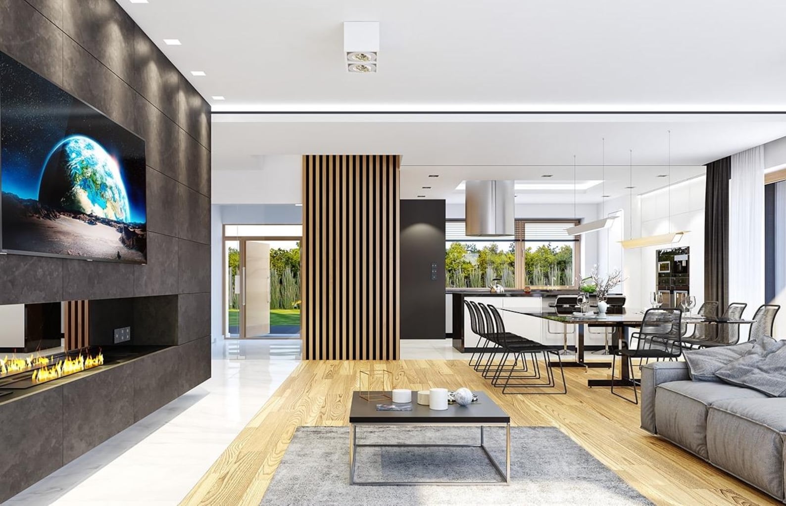 Modern Family House Plan 17m X 20m - Modern Floor Plans, 4 Bedroom 235 ...