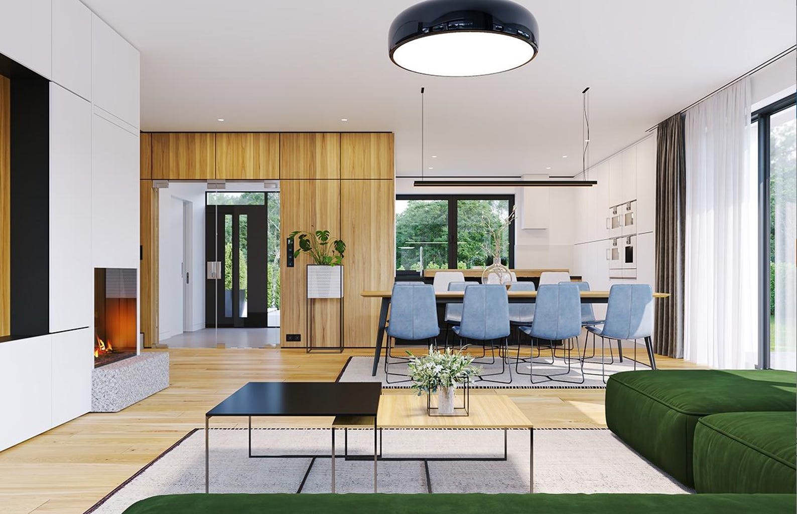 Modern Loft House Plan 16m X 18m- Modern Floor Plans, 3 Bedroom 200 M2 ...