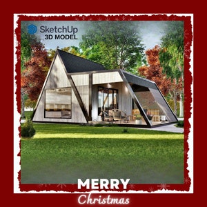 Modern A-frame House Plan Explore Your Dream Tiny House Blueprint ...