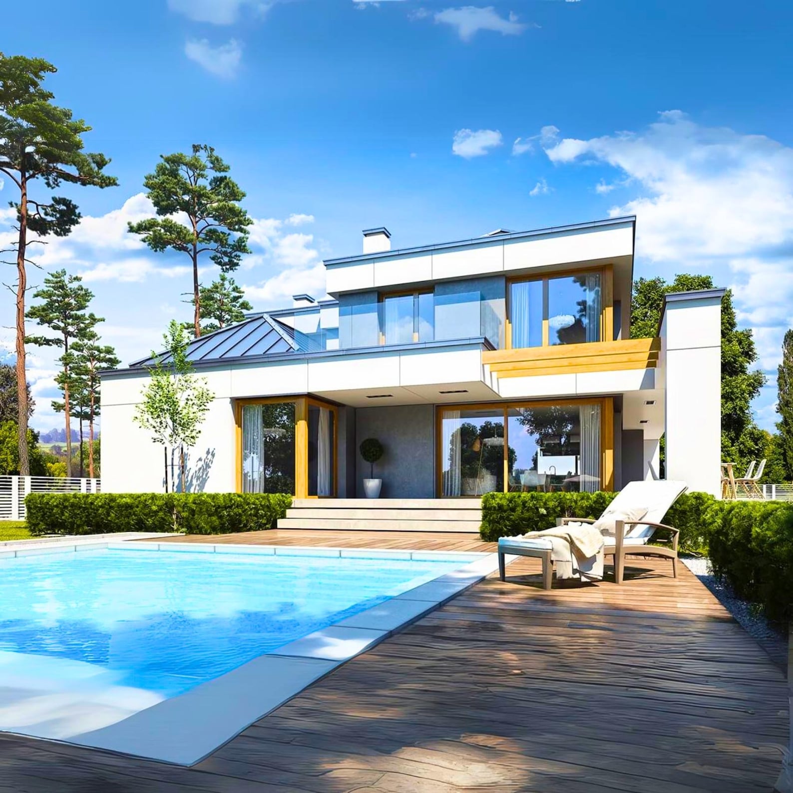 Modern Family House Plan 17m X 20m - Modern Floor Plans, 4 Bedroom 235 ...