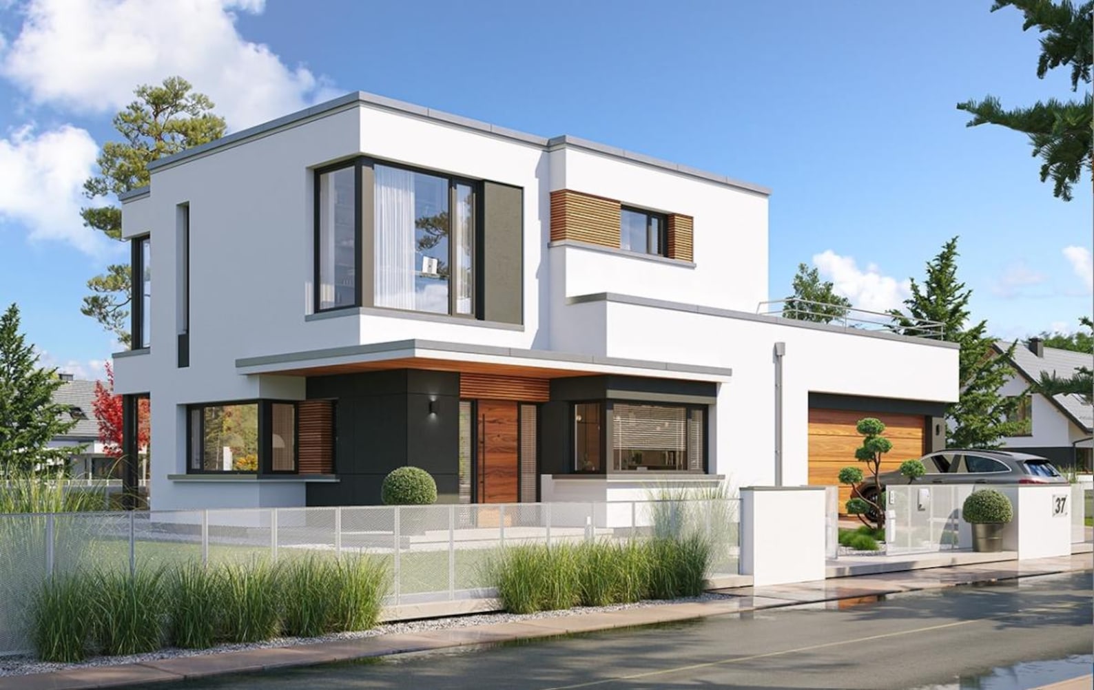 Modern Family Home Design Plan 14m X 16m Elegant and Spacious W ...