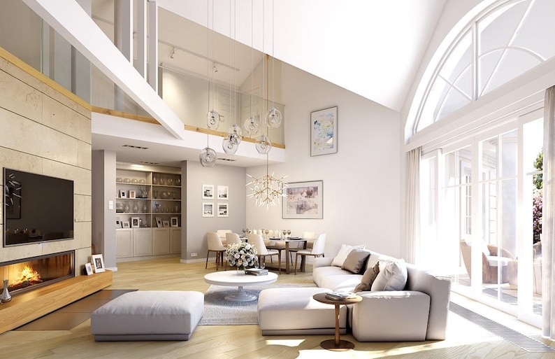 Full Detailed Modern House Plan 18m X 24m- Modern Floor Plans, 6 ...