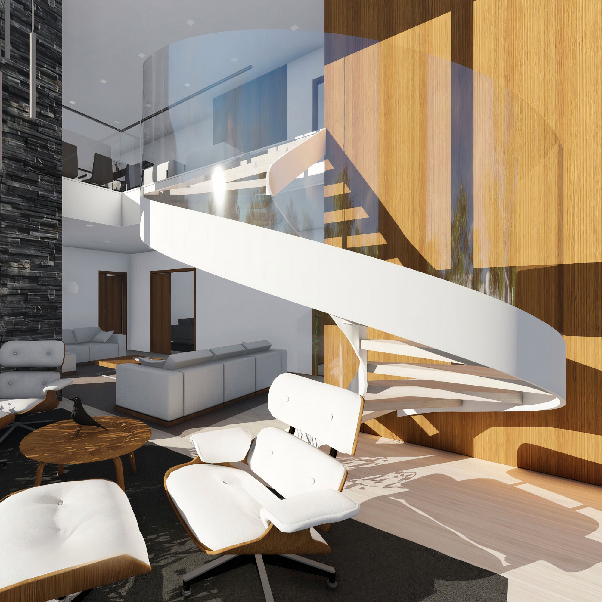 Modern House Plane - Spacious 4-bedroom Home With 3 Bathrooms, Total ...