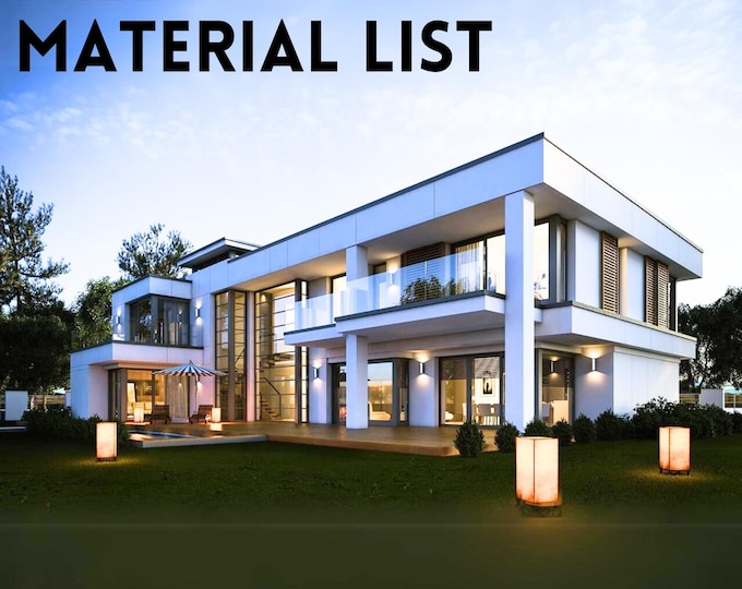 Full Detailed Modern House Plan 18m X 24m- Modern Floor Plans, 6 ...
