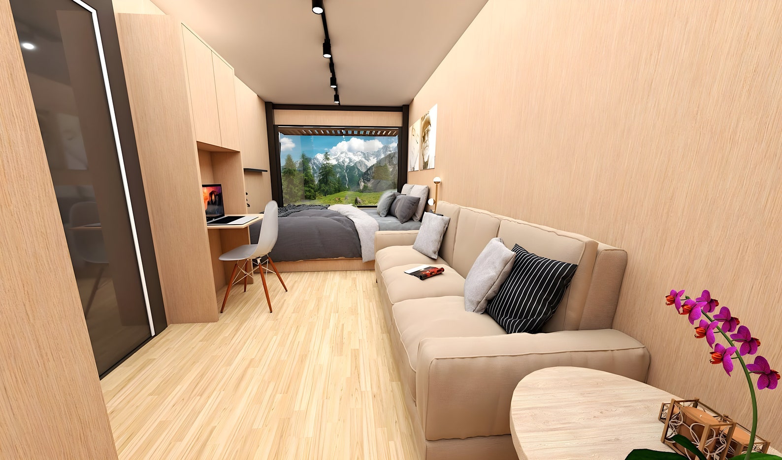 Container Hotel Module 12 Units - 2.5m X 6m , Modern Floor Plans ...