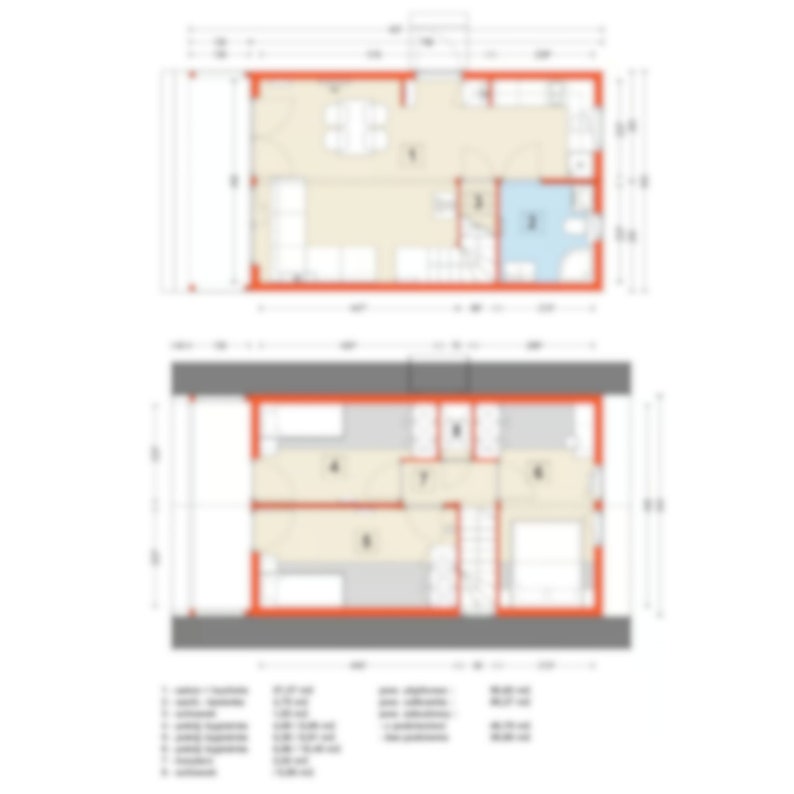 Dream House Plan, Modern Wooden Design W/ Loft Architectural Plans, 7 ...