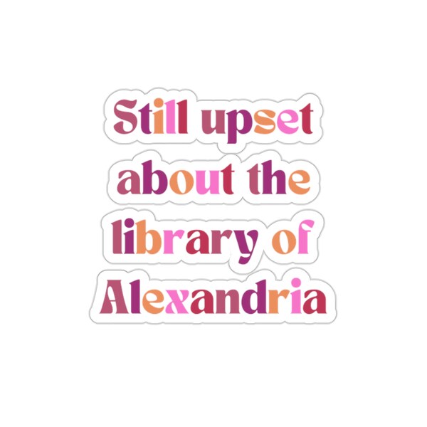Library of Alexandria Stickers - Etsy