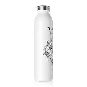 Reputation taylor's Version Taylor Swift Slim Water Bottle - Etsy