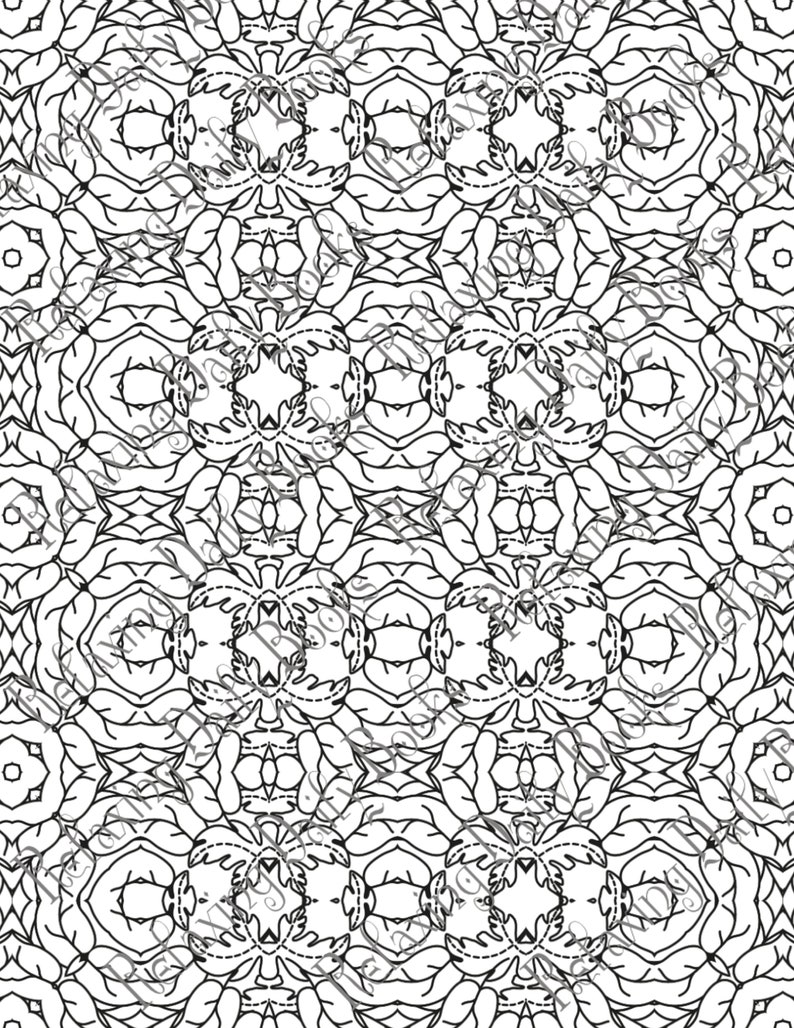 Intricate and Relaxing Adult Coloring Book for Gel Pen Users Complex ...