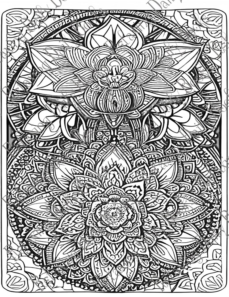 Intricate and Relaxing Adult Coloring Book for Gel Pen Users Complex ...