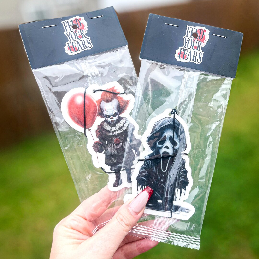 Spooky Halloween Air Fresheners! Pennywise & Ghostface, Car Air ...