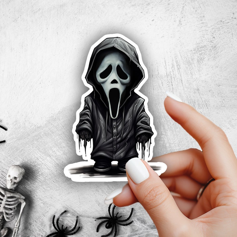 Ghost Face Stickers - Etsy