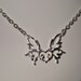 Cybercore Fairycore Y2k Silver Necklace With Heart Butterfly Pendant - Etsy
