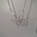 Cybercore Fairycore Y2k Silver Necklace With Heart Butterfly Pendant - Etsy