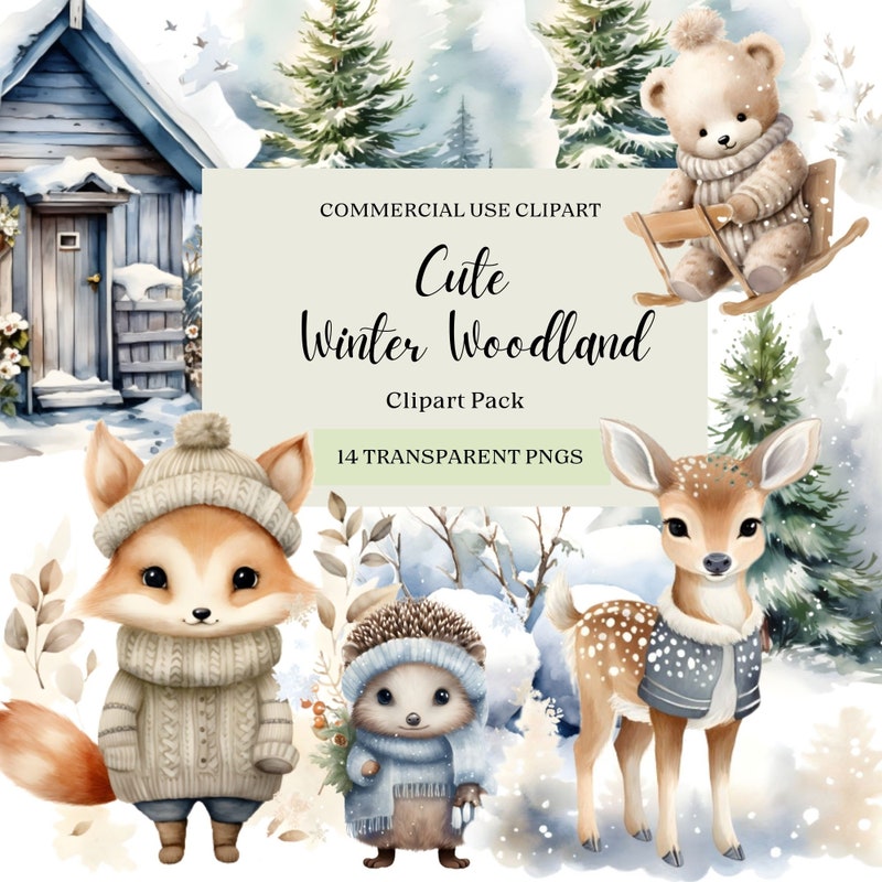 Baby Animals Clipart - Etsy