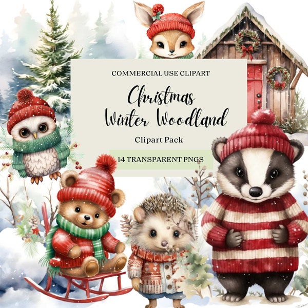 Woodland Christmas - Etsy