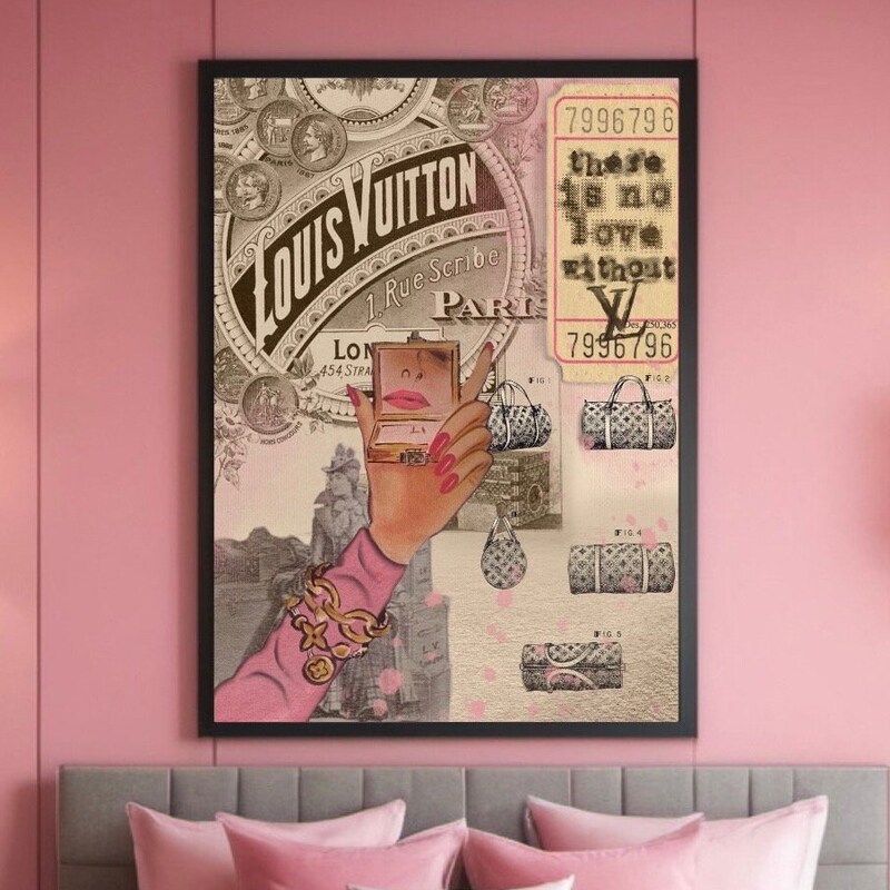 Louis Vuitton Poster - Etsy