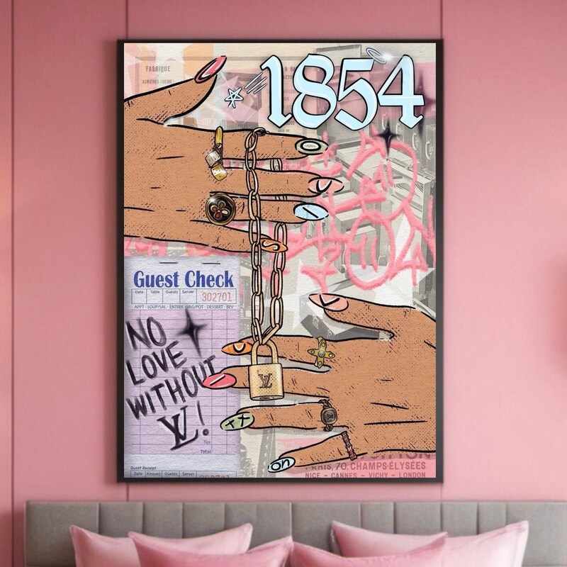 Louis Vuitton Poster - Etsy