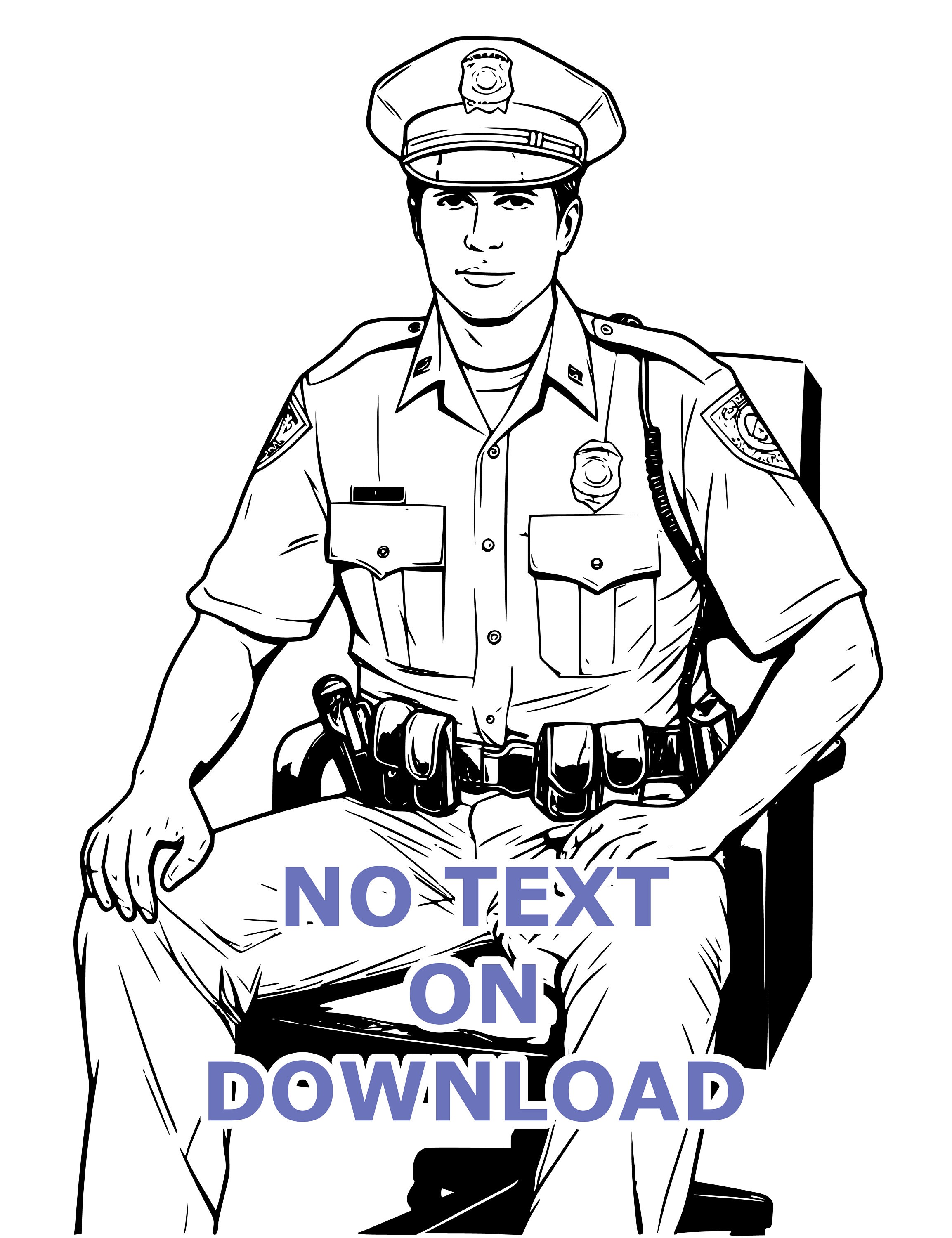 Coloring Book Pages : Deputy Days (30) / Sheriff Police Badge Officer ...