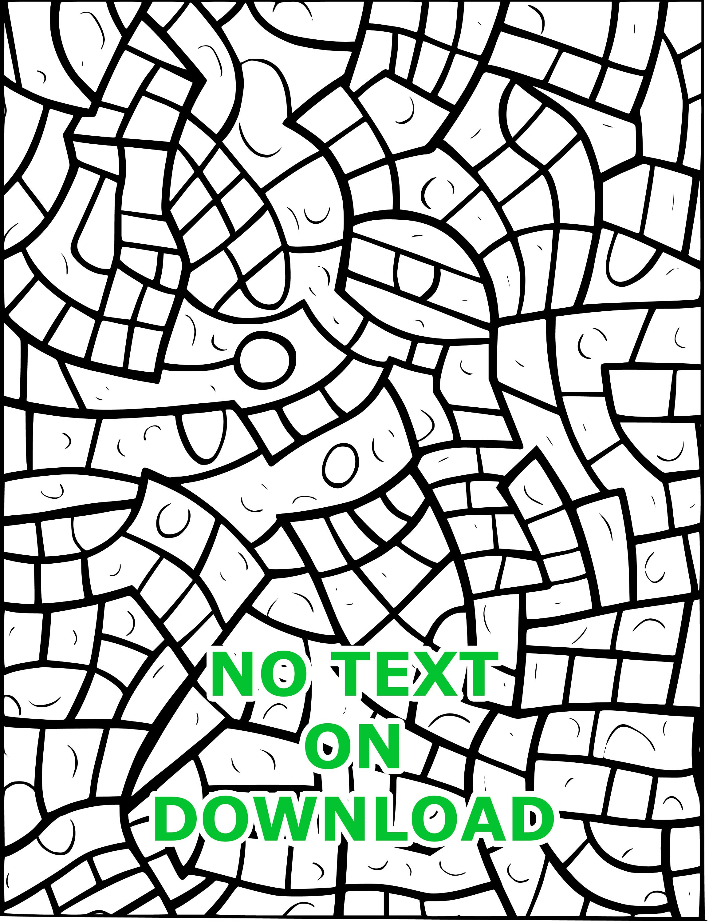 Coloring Book Pages : Abstract Fusion 112 / Adult Art Contemporary ...