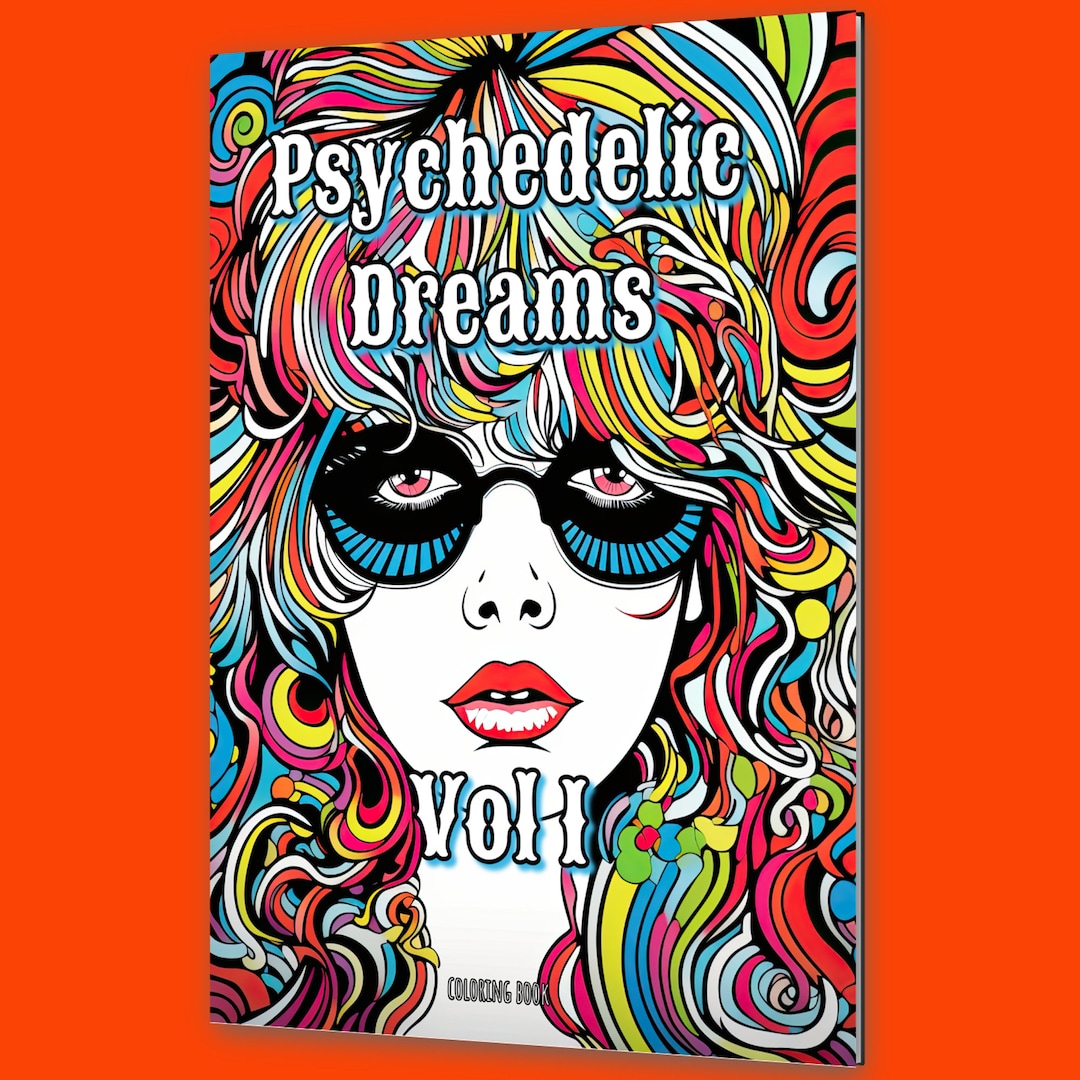 Coloring Book Pages : Psychedelic Dreams, Vol 1 (75) / Mind Bending ...