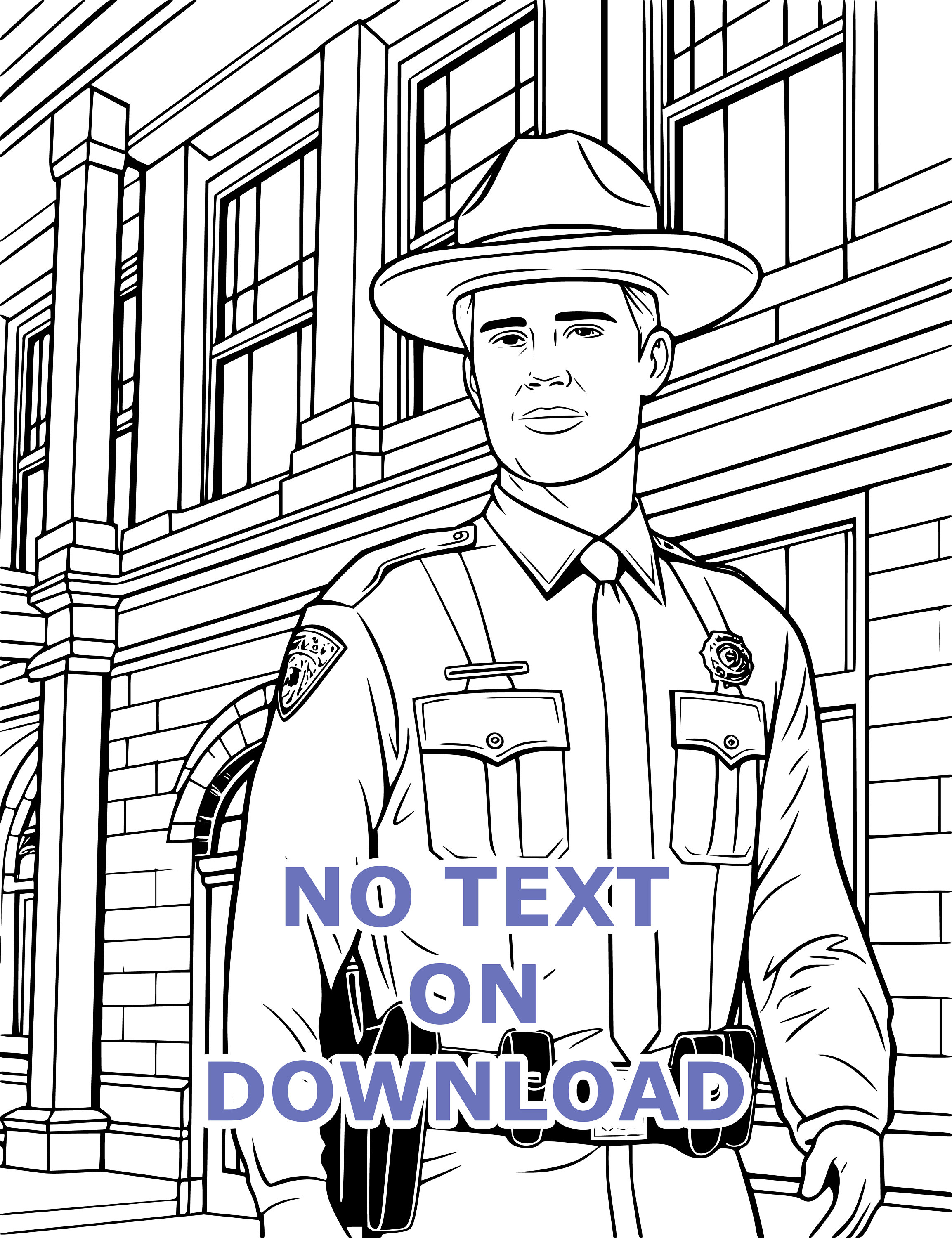 Coloring Book Pages : Deputy Days (30) / Sheriff Police Badge Officer ...