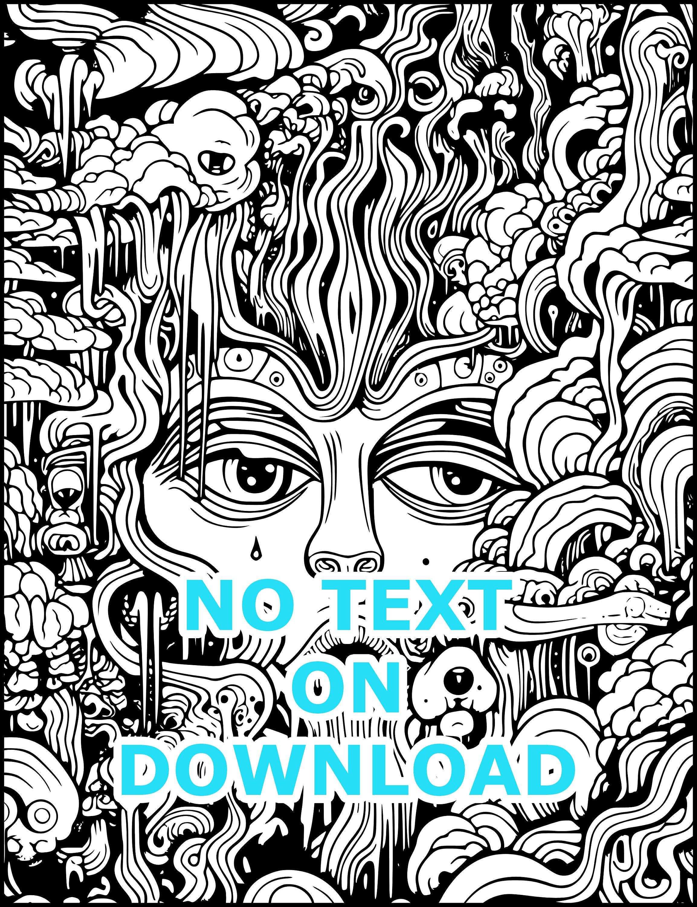 Coloring Book Pages : Psychedelic Dreams, Vol 2 (75) / Mind Bending ...