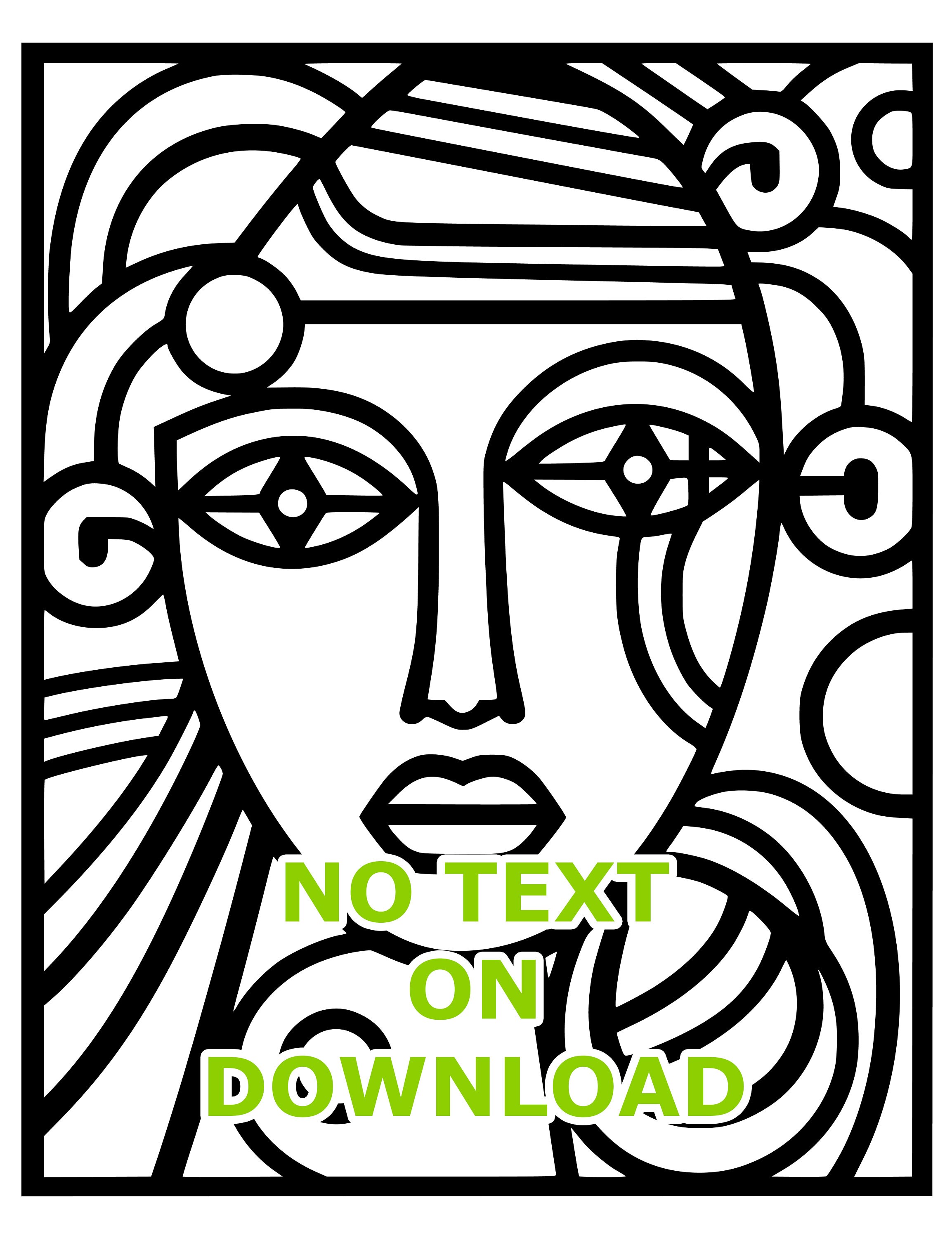Picasso Faces Coloring Book: Unique Cubism Art, Adult & Teen (60 Pages ...
