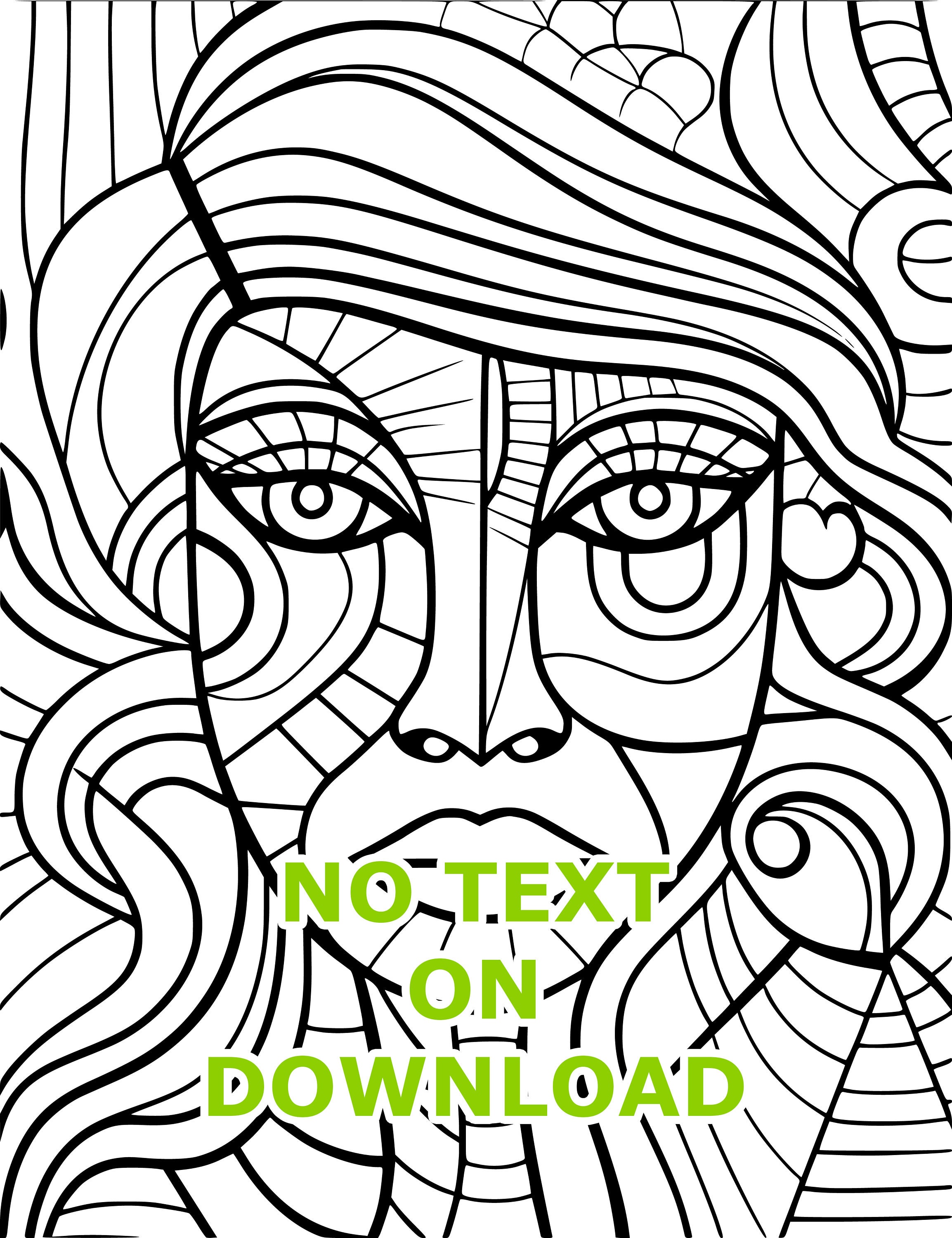 Picasso Faces Coloring Book: Unique Cubism Art, Adult & Teen (60 Pages ...