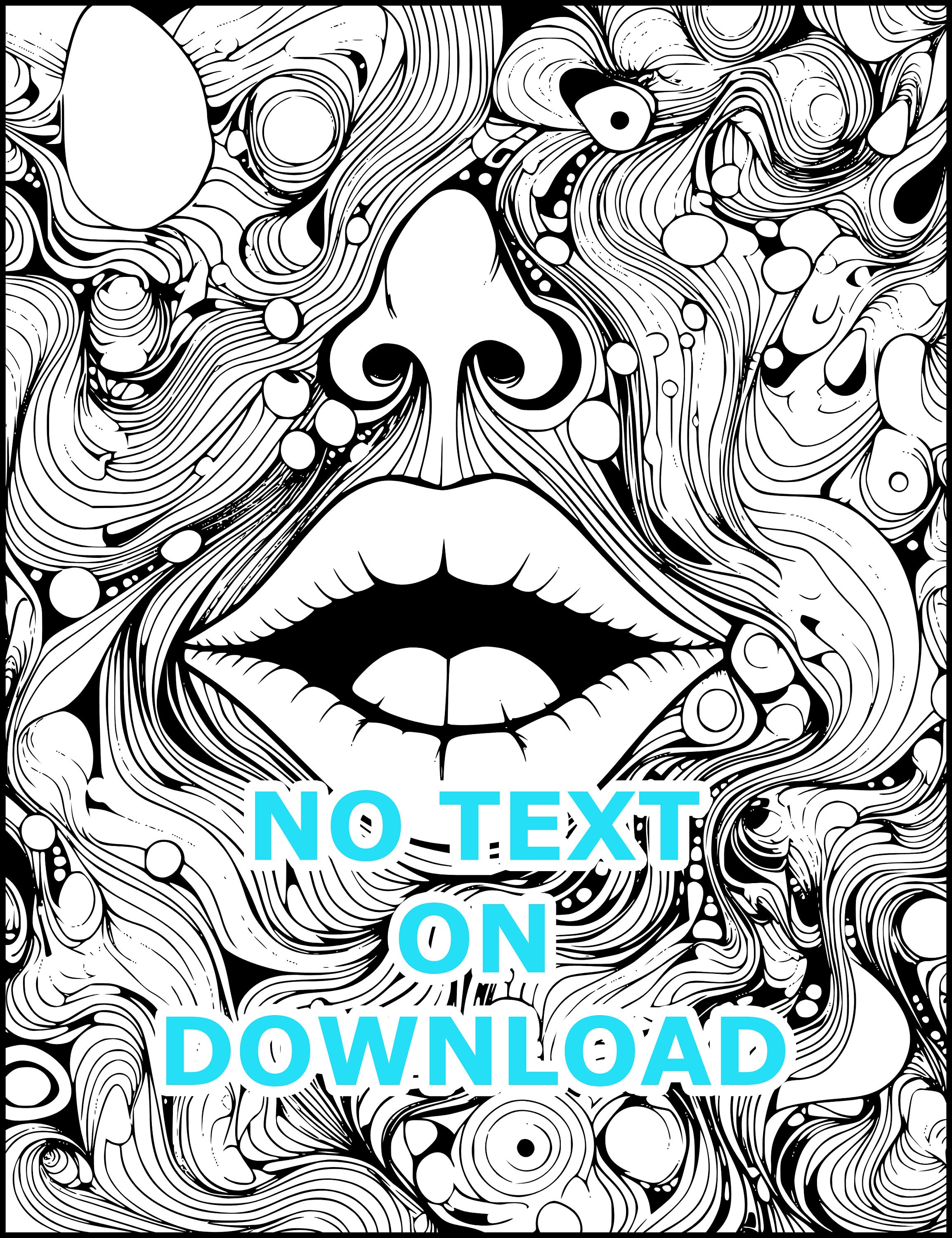 Coloring Book Pages : Psychedelic Dreams, Vol 2 (75) / Mind Bending ...