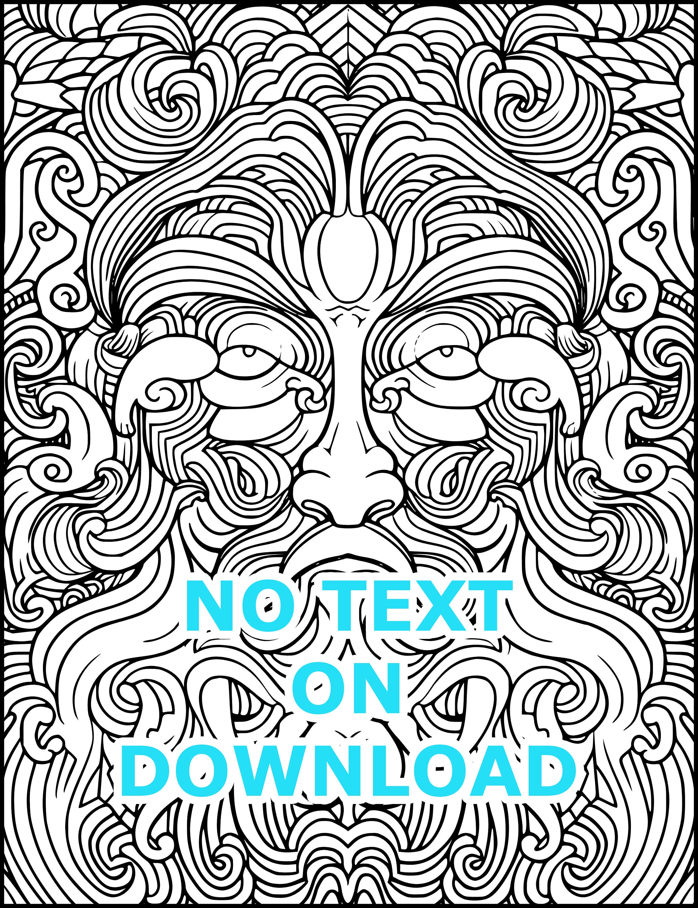 Coloring Book Pages : Psychedelic Dreams, Vol 2 (75) / Mind Bending ...