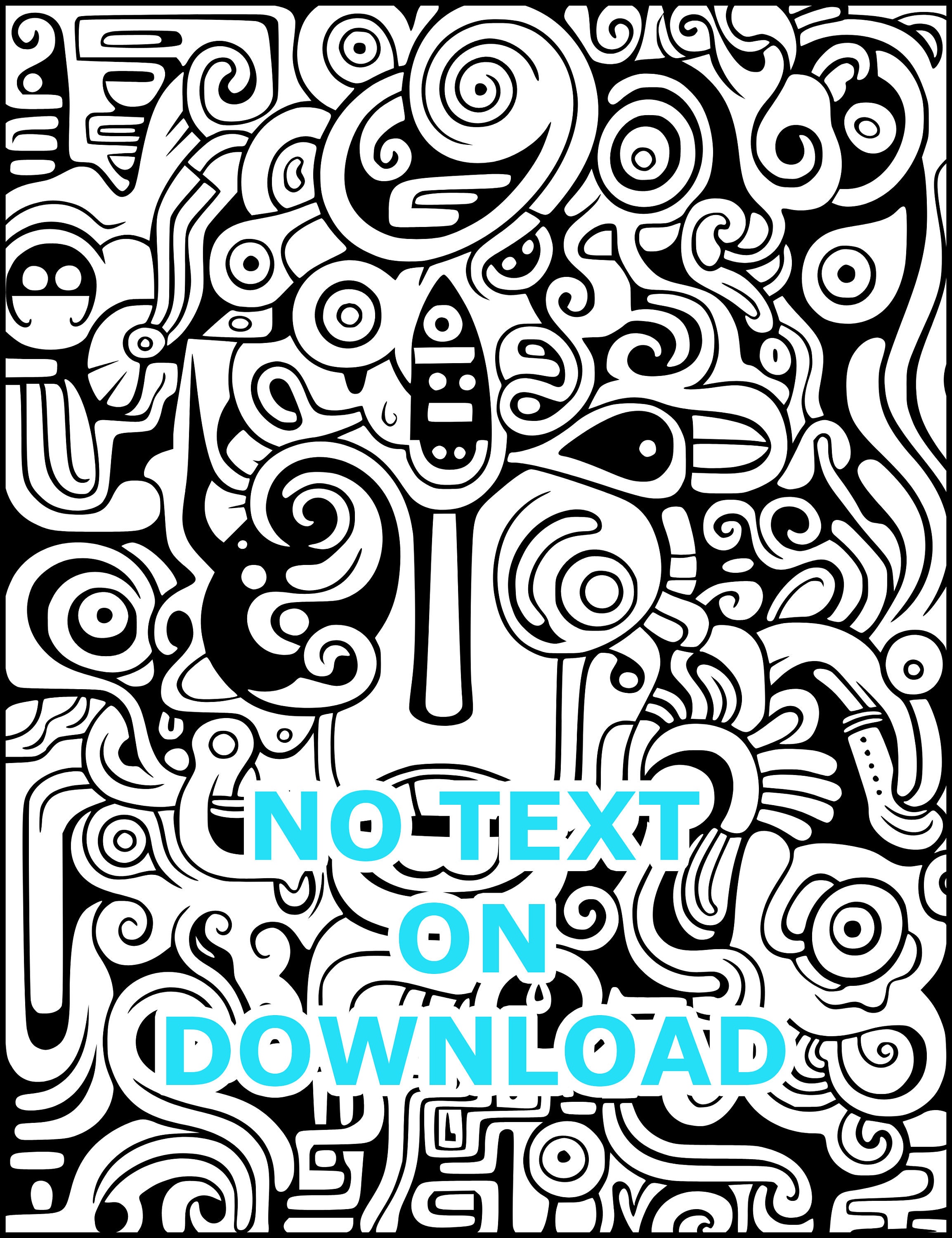 Coloring Book Pages : Psychedelic Dreams Vol 1 75 / Mind - Etsy