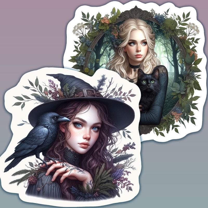 Witch Portrait - Etsy
