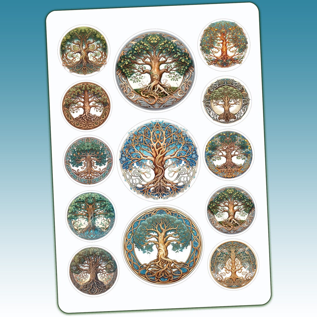 Tree of Life Sticker Boards - Etsy UK