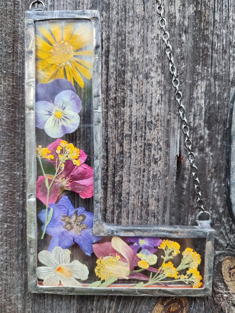 Flower Letter Custom Alphabet Pressed Flower Frame Not Resin Floral ...