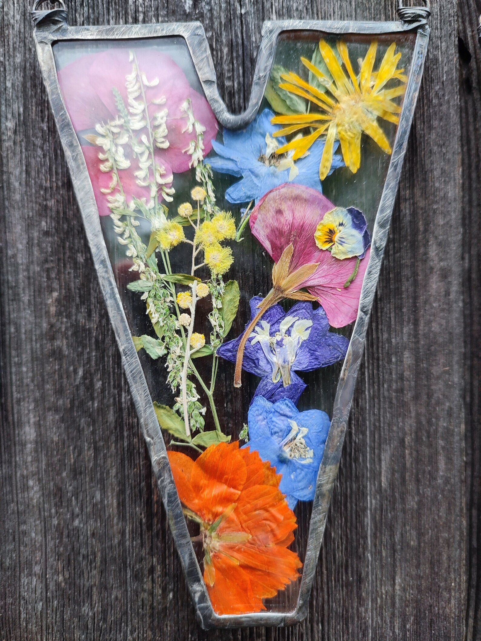 Flower Letter Custom Alphabet Pressed Flower Frame Not Resin Floral ...