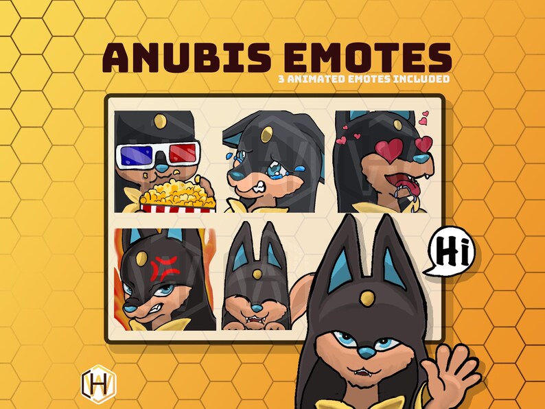 Palworld Anubis Twitch Emotes Animated | Discord Emotes | Kick Emotes ...