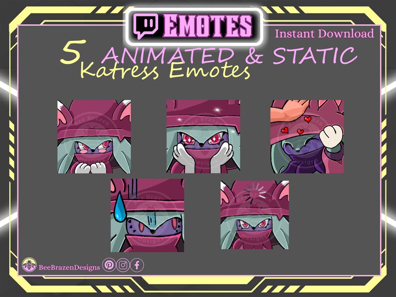 Palworld Katress Twitch Emotes Animated Discord Emotes Kick Emotes ...