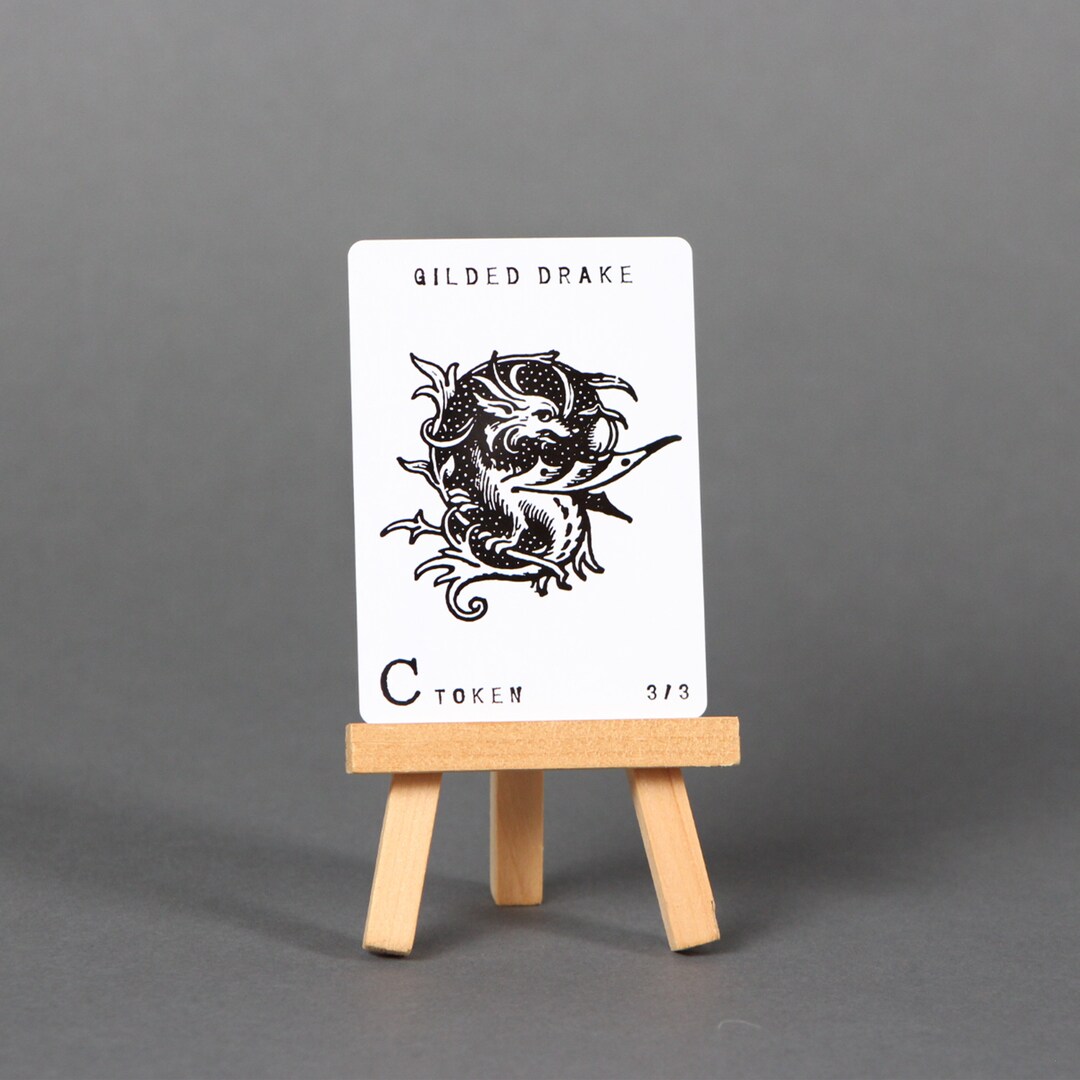 Gilded Drake Token - Original Print Proxy Pack - Etsy