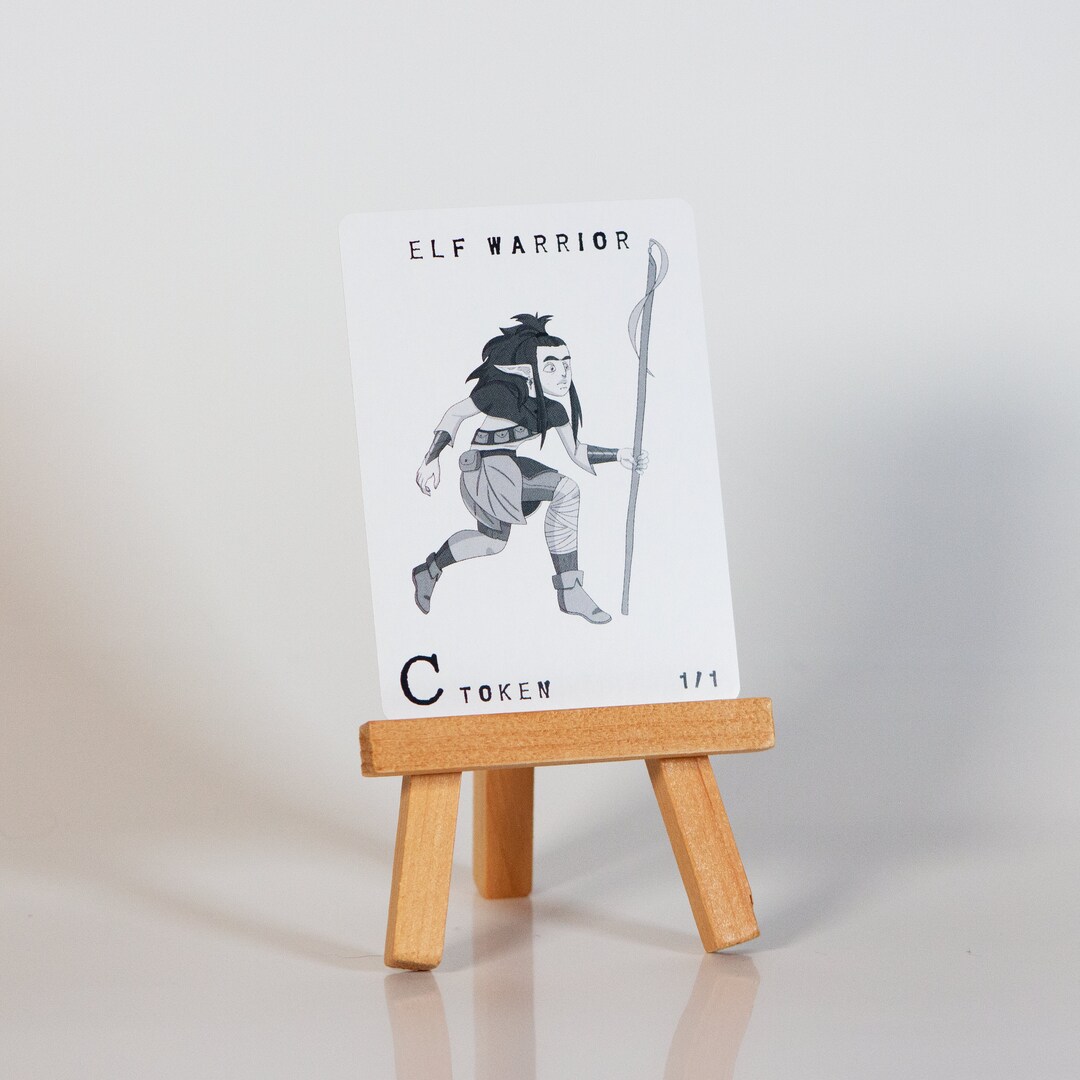Elf Warrior Token - Original Print Proxy Pack - Etsy