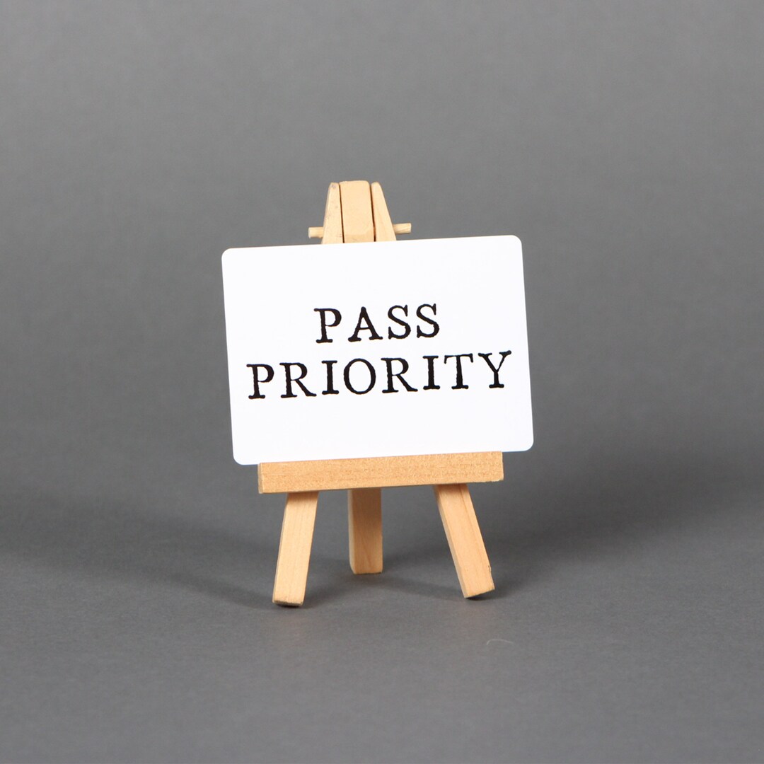 Pass Priority Token - Original Print Proxy Pack - Etsy