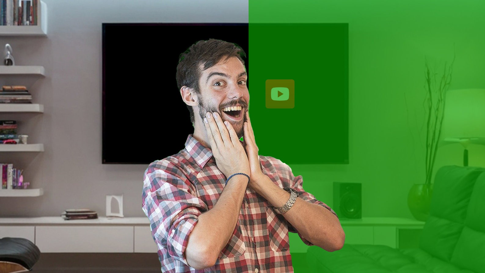 Digital Youtube Studio Background - Professional Virtual Backdrop for ...