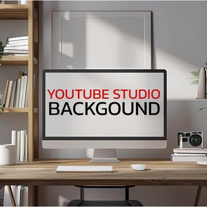Digital Youtube Studio Background - Professional Virtual Backdrop for ...