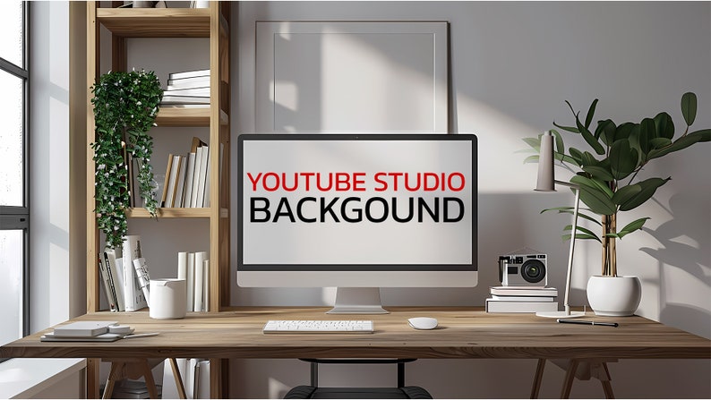 Digital Youtube Studio Background - Professional Virtual Backdrop for ...
