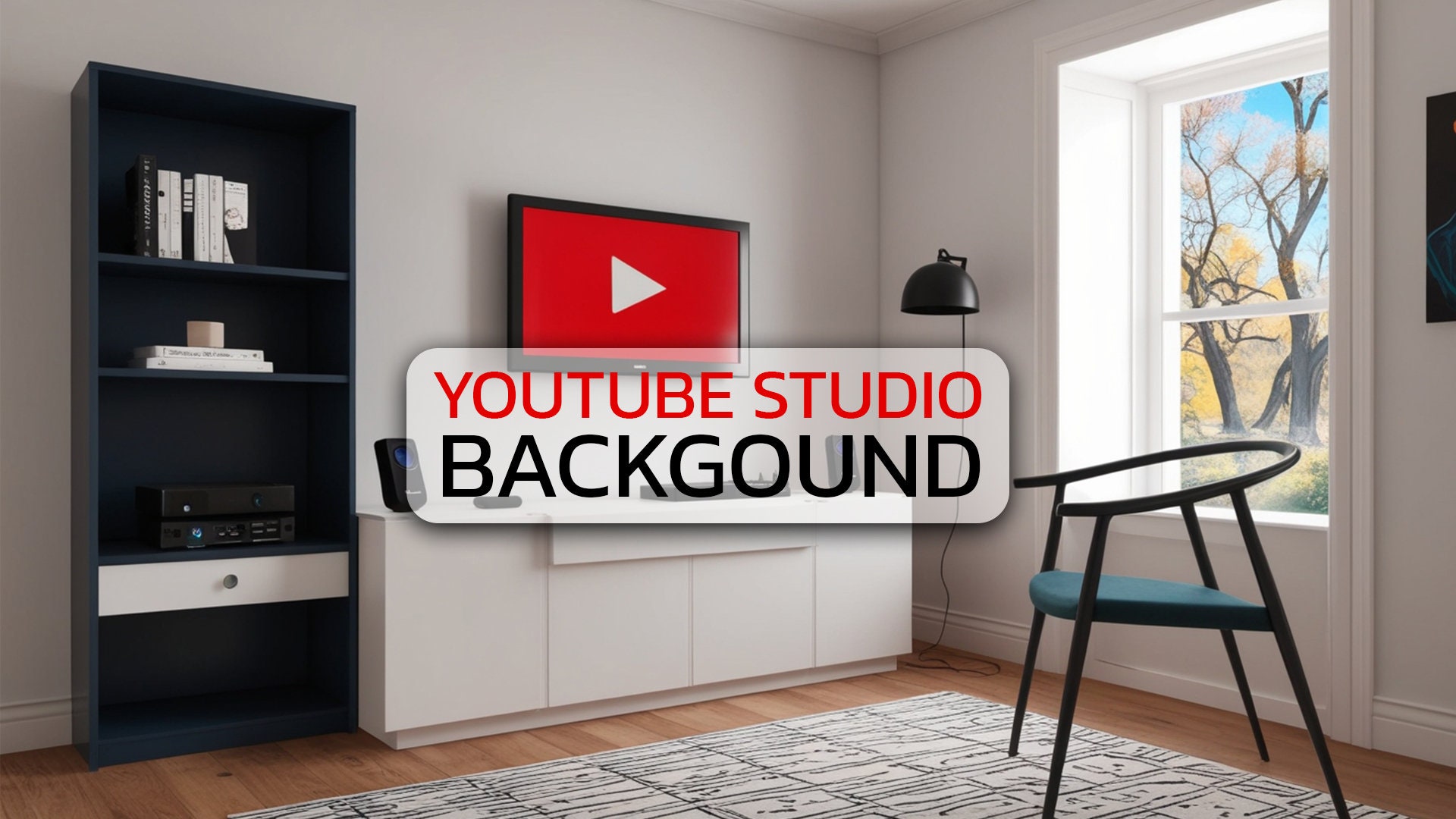 Digital Youtube Studio Background - Professional Virtual Backdrop for ...