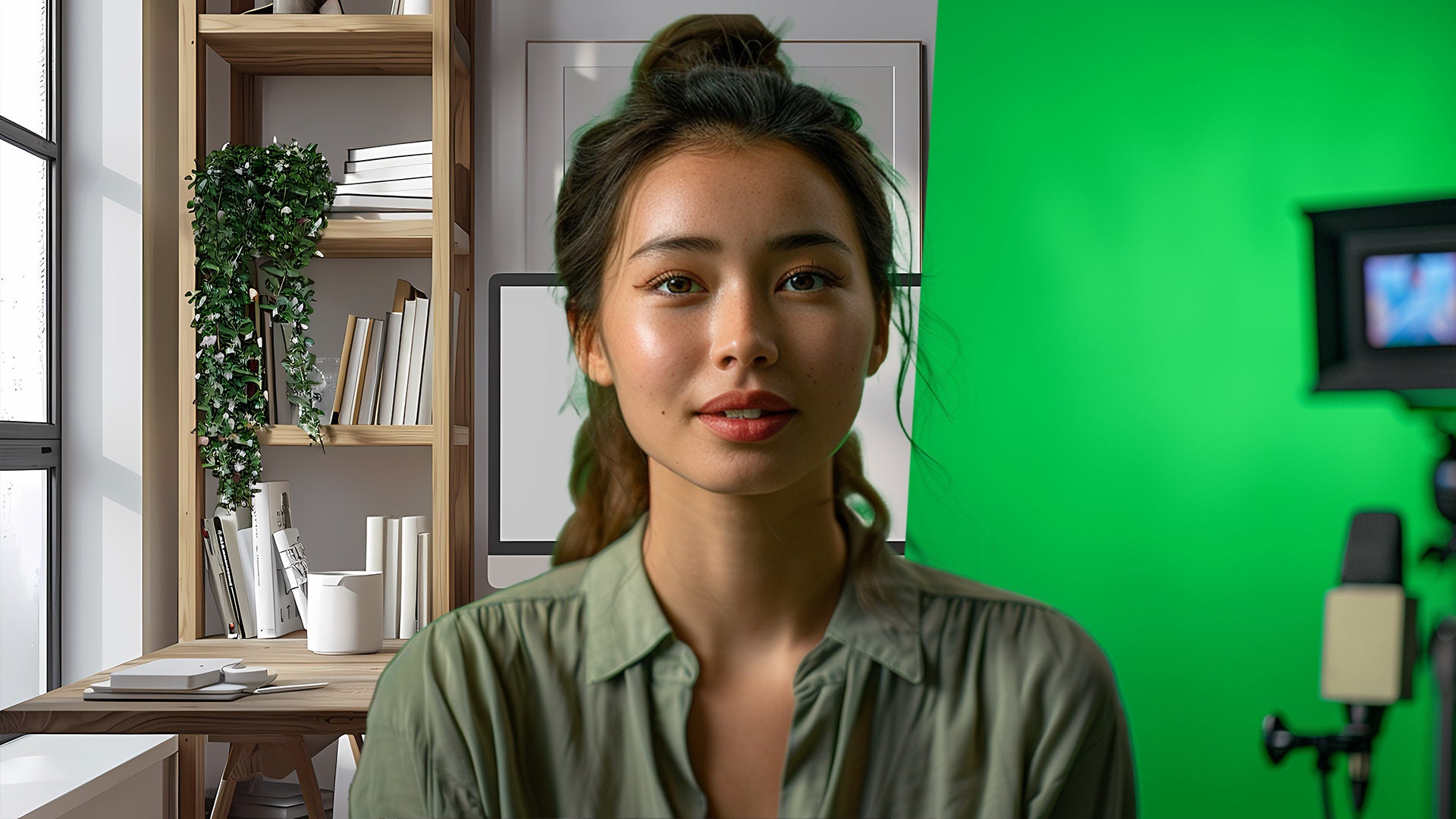 Digital Youtube Studio Background - Professional Virtual Backdrop for ...